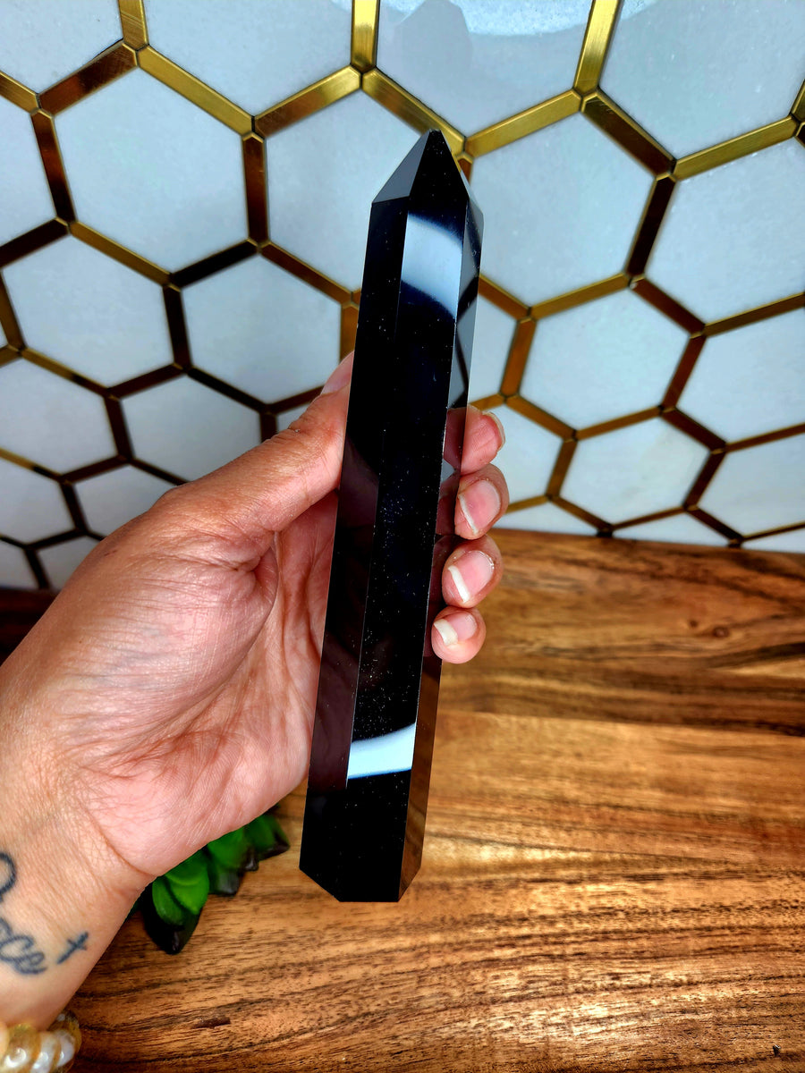 Black Obsidian Obelisk Tower – Desired Elements